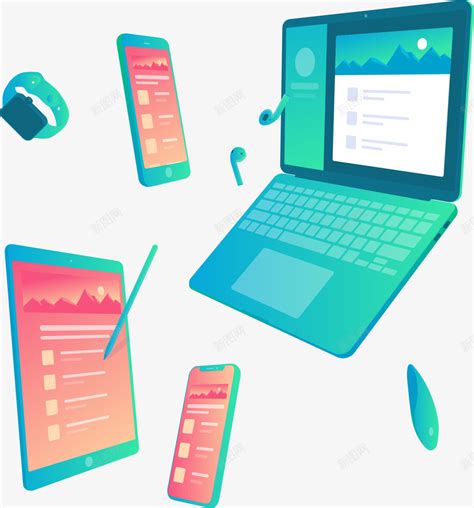 商务25d网页ui样机插画矢量图png图片免费下载 素材7ssjuuwqg 新图网