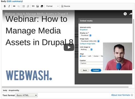 Manage Media Using Entity Browser And Entity Embed In Drupal 8 Webwash