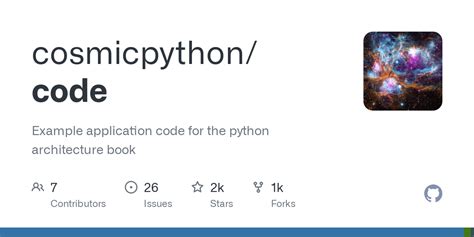 github cosmicpython code example application code for the python