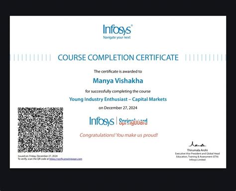 Manya Vishakha On Linkedin Infosys Fresher