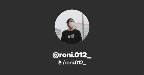 Roni012 Instagram Tiktok Linktree