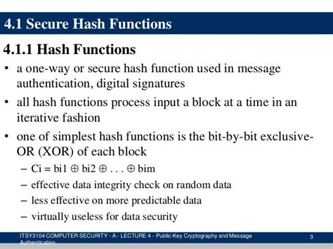 Public Key Cryptography And Message Authentication