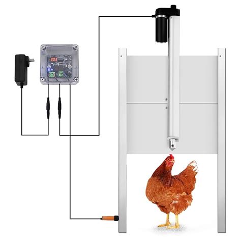 Buy Automatic Chicken Coop Door Opener Kits Timer Controller With