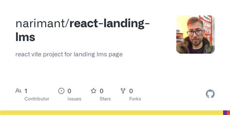 Github Narimantreact Landing Lms React Vite Project For Landing Lms