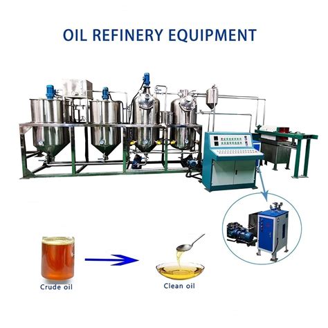 Oil Refinery Palm Oil Processing Plant Small Scale Cooking Oil Refining