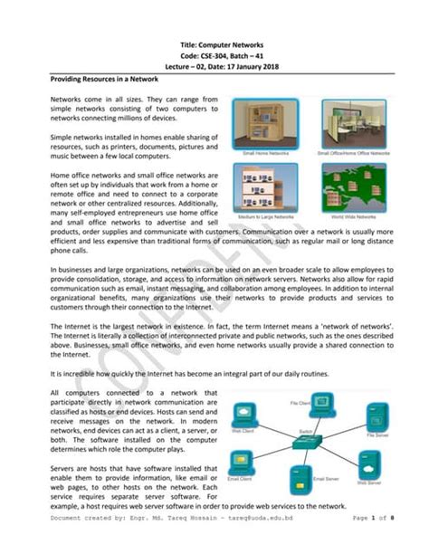 computer networking its advantages and disadvantages pptx