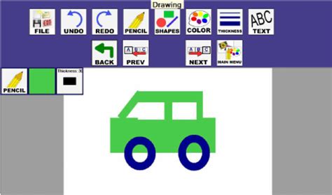 The Camera Canvas 18 Image Editing Program With Its Sliding Toolbar