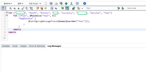 Epm Calc Manager Calcmgrlogmessagetrace Function A Swiss Army Knife For Business Rule