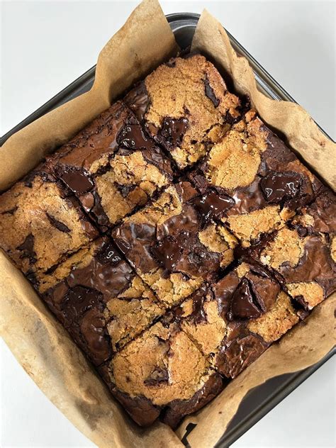 Brown Butter Brookie Brookie Recipe Brown Butter Brookie Bars