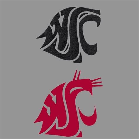 Wsu Cougar Head Logo
