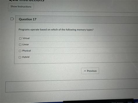 Solved Q Programs Operate Based On Which Of The Following