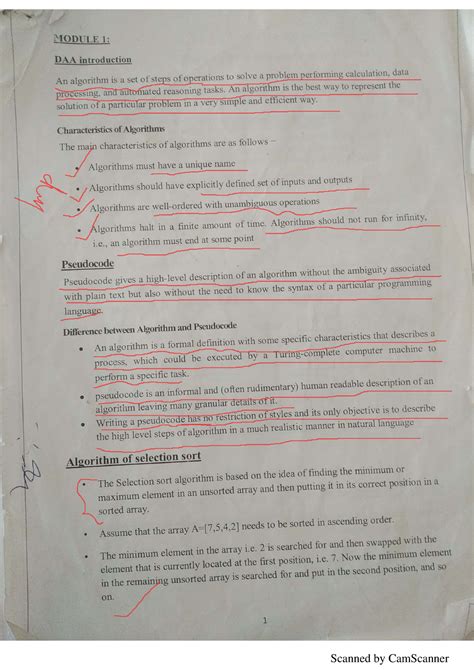 Module Introduction To Algorithm And Algorithm Design Techniques Analysis Design Of