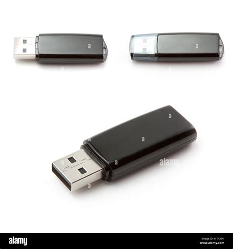 Usb Stick Memory Isolated On White Background Stock Photo Alamy
