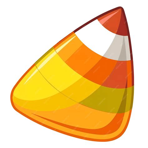 Halloween Candy Corn Vector Cartoon Illustration For Spooky Design Festive Art And Tshirt Design
