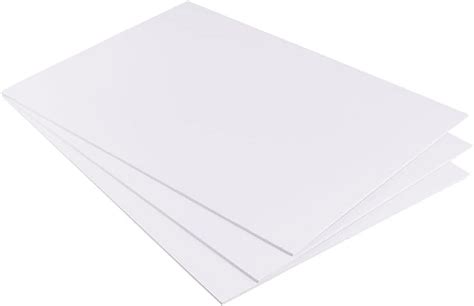 Diy 3 Sheets 3mm White Foam Sheets Lightweight Rigid Foam 11 8x15 7 Inch Foam Rubber Mats For
