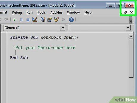 How To Run Macros Automatically Steps WikiHow