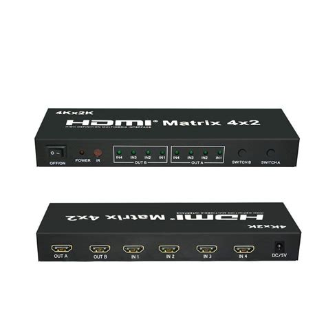 Buy Ultima Cords Cables In Out HDMI Matrix Splitter Hdmi Switch With SPDIF Mm Audio