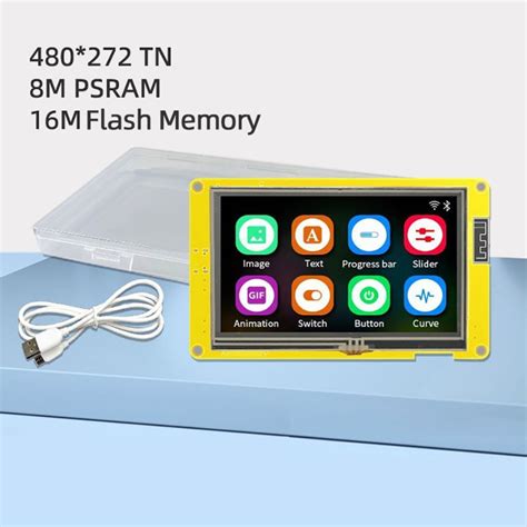 Used Esp32 S3 Hmi 8m Psram 16m Flash Arduino Lvgl Wifiandbluetooth Rgb