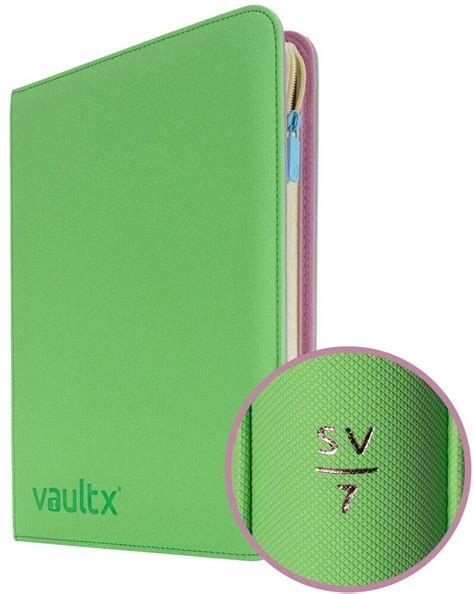 Vault X Zip Binder Sv7 First Edition 9 Pocket Vault X Card Binders