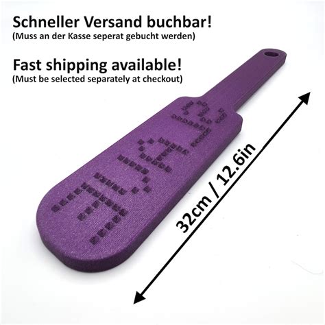 Customtext Pyramid Impact Paddle Spanking Paddle Bdsm Submissive