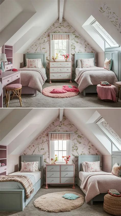 21 Creative Twin Girls Or Sisters Bedroom Decorating Ideas For Small