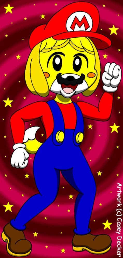 Isabelle Cosplays Mario By Teamlpsandacnl On Deviantart