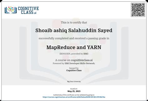 Ibm Bd0115en Certificate Cognitive Class