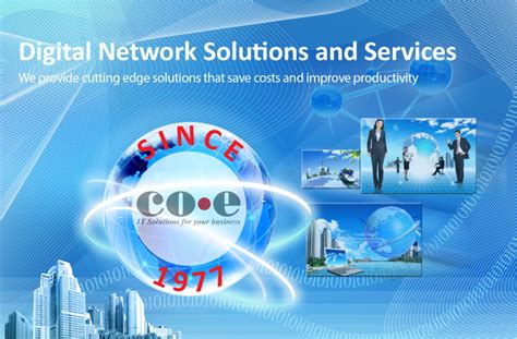 CoE Digital Network Solutions Services CoE Marketing Group