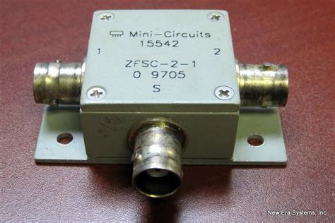 Mini Circuits Zfsc 2 1 If Splitter Combiner • New Era Systems