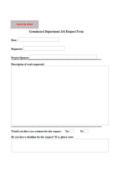 Free 50 Job Request Forms Download How To Create Guide Tips