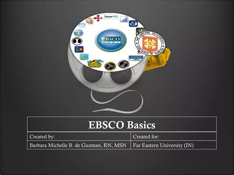 Ebsco Tutorial 2011 Ppt