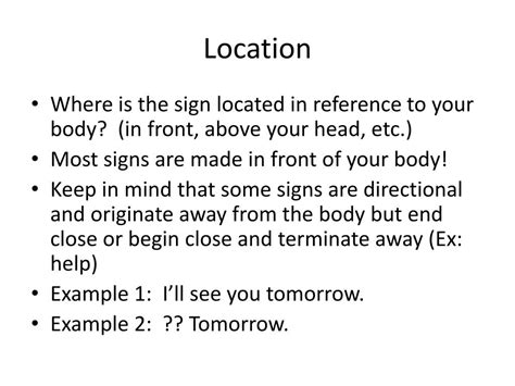 Ppt 5 Parameters Of Asl Powerpoint Presentation Free Download Id