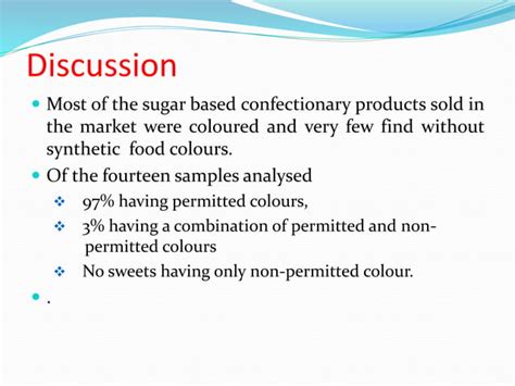 Synthetic Food Colours Ppt