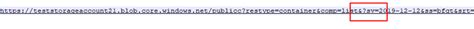Azure Storage Account Container Access Via Browser Getting
