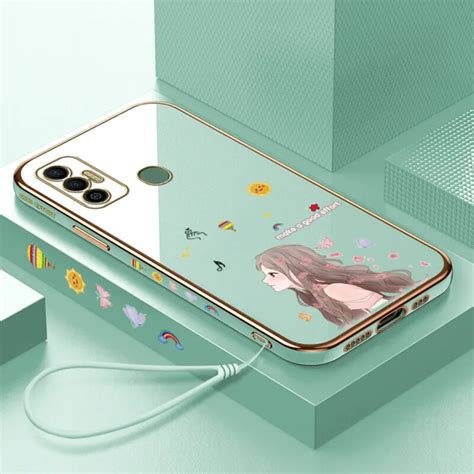 CASE4YOU เคสโทรศพทสำหรบ Tecno Spark 7T KF6p Tecno Spark 7 ฟรสายคลอง การตนผเสอ