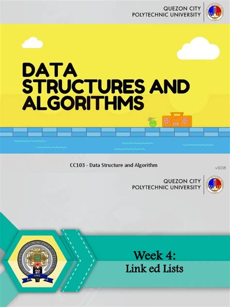 week 4 linked list ppsx pdf pointer computer programming array data structure
