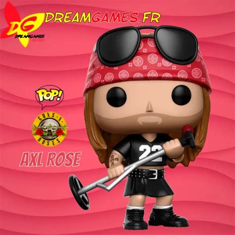 Figurine Funko Pop Axl Rose Guns N Roses 50 Pop Rocks