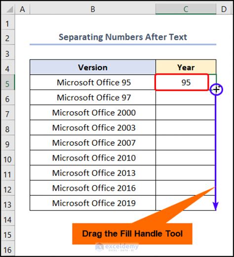 How To Separate Numbers Using Formula In Excel Ways