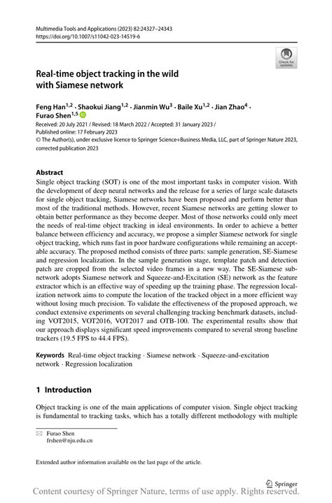 Real Time Object Tracking In The Wild With Siamese Network