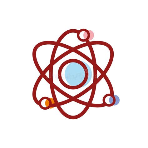 Physics Orbit Atom To Chemistry Education Stock Vector Illustration