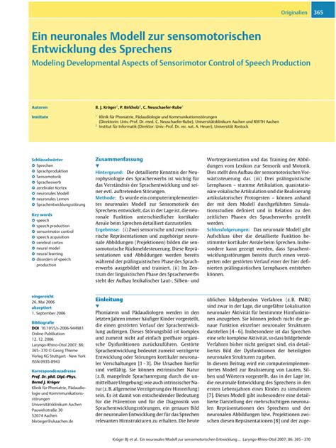 pdf [modeling developmental aspects of sensorimotor control of speech