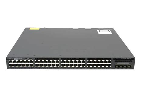 Switch Cisco Catalyst 3650 48 Port Poe 4x1g Uplink Lan Base Idkmanager