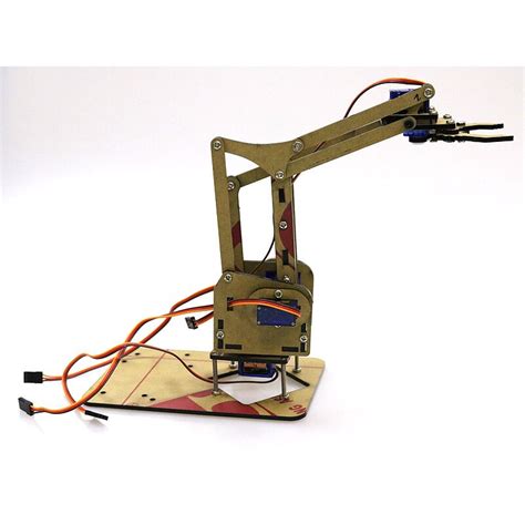 DOF Unassembly Acrylic Mechanical Arm Robot Mani Grandado