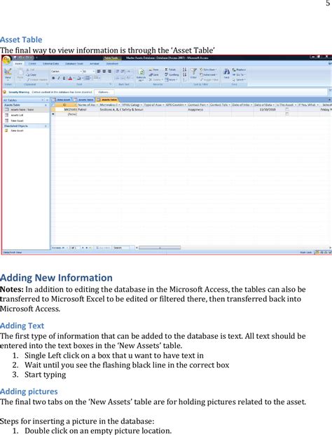Database Training Manual