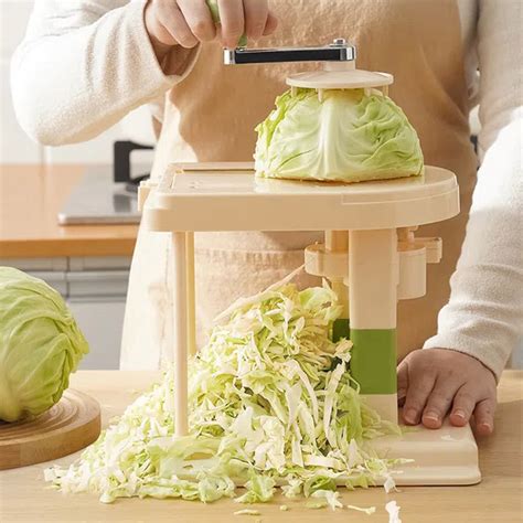 양배추채칼 회전 야채 오토 슬라이서 채 양배추 써는기계