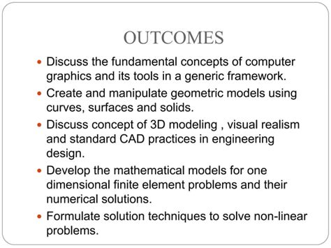 Computer Aided Design And Computer Aided Engineeringpptx