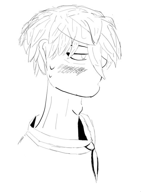 이상수측면 남캐 캐릭터 일러스트 그림 얼굴