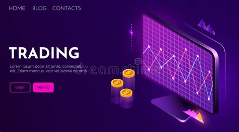 Financial Analytics Concept Candlestick Chart Trading Business Application Template Stock