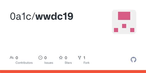 Github 0a1c Wwdc19