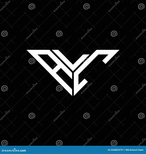 Alc Letter Logo Creative Design With Vector Graphic Stock Vector Illustration Of Minimalist
